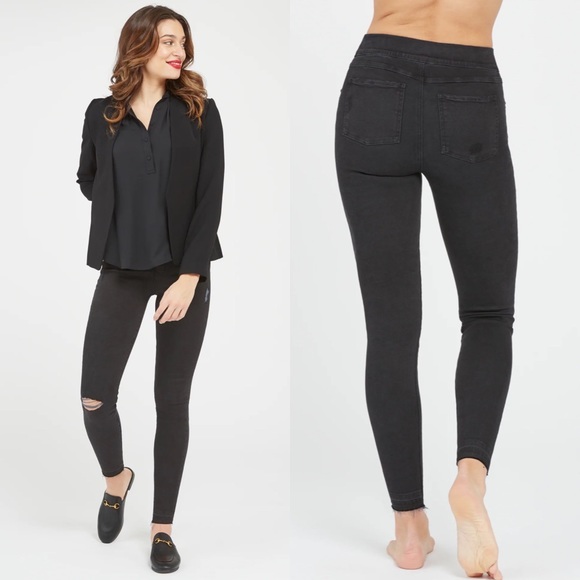 SPANX | Pants & Jumpsuits | Spanx Vintage Distressed Ankle Skinny Jeans ...